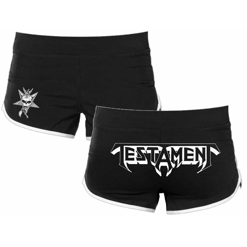 Testament - Legacy Skull Logo Juniors Running Shorts – Hi Fidelity ...